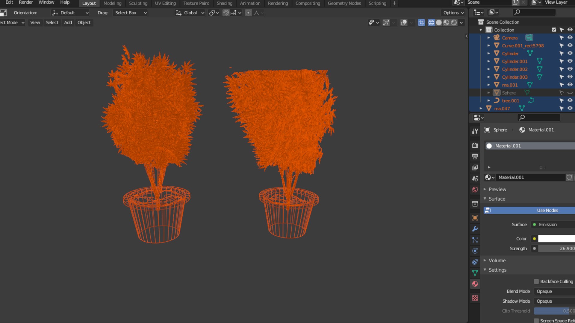 3D model marijuana ornamental plant - TurboSquid 1805885