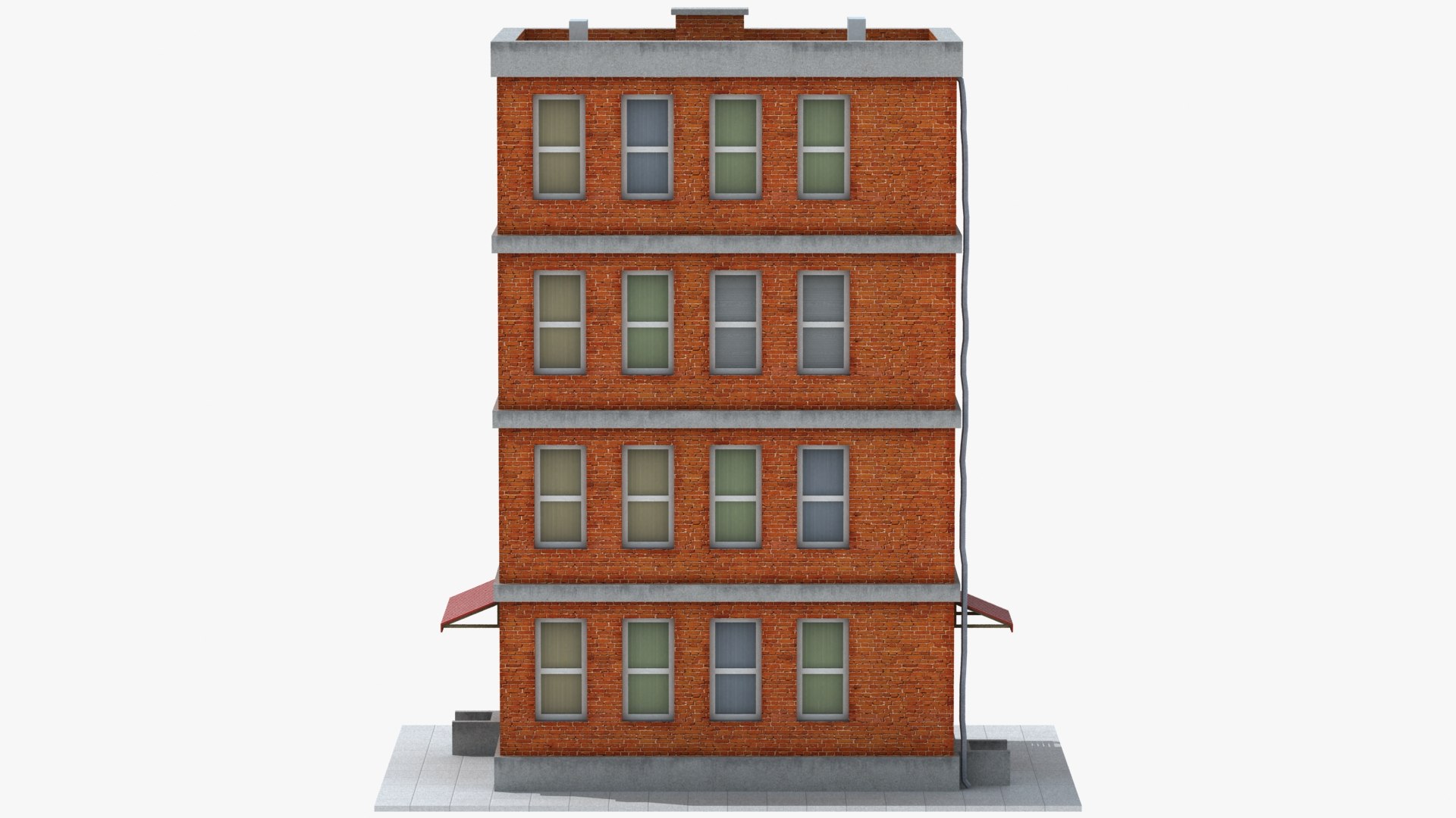 Cartoon Building 3D - TurboSquid 1832970