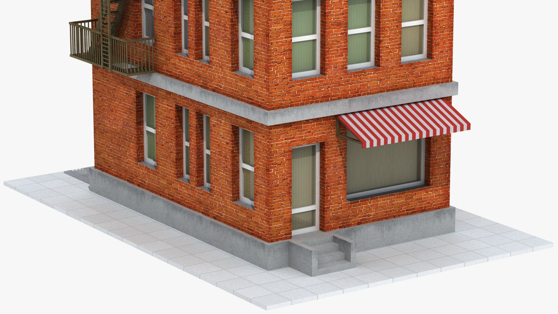 Cartoon Building 3D - TurboSquid 1832970