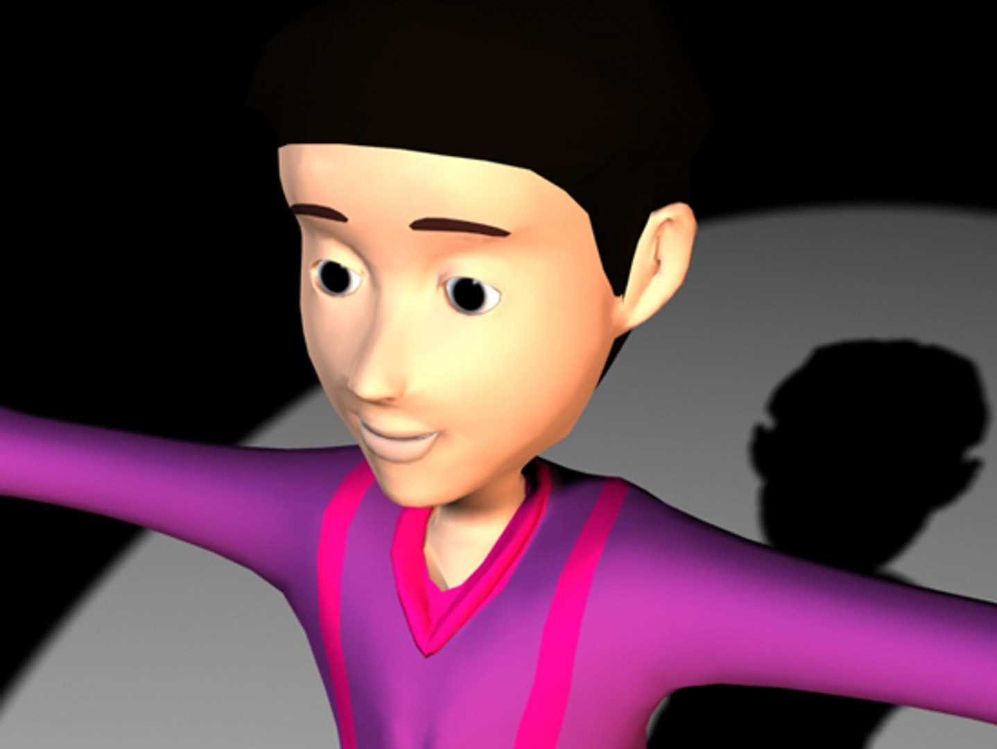 hero boy 3d model