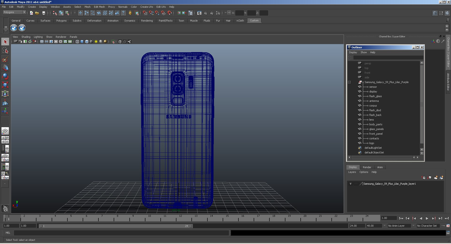 3D Samsung Galaxy S9 Midnight - TurboSquid 1275404