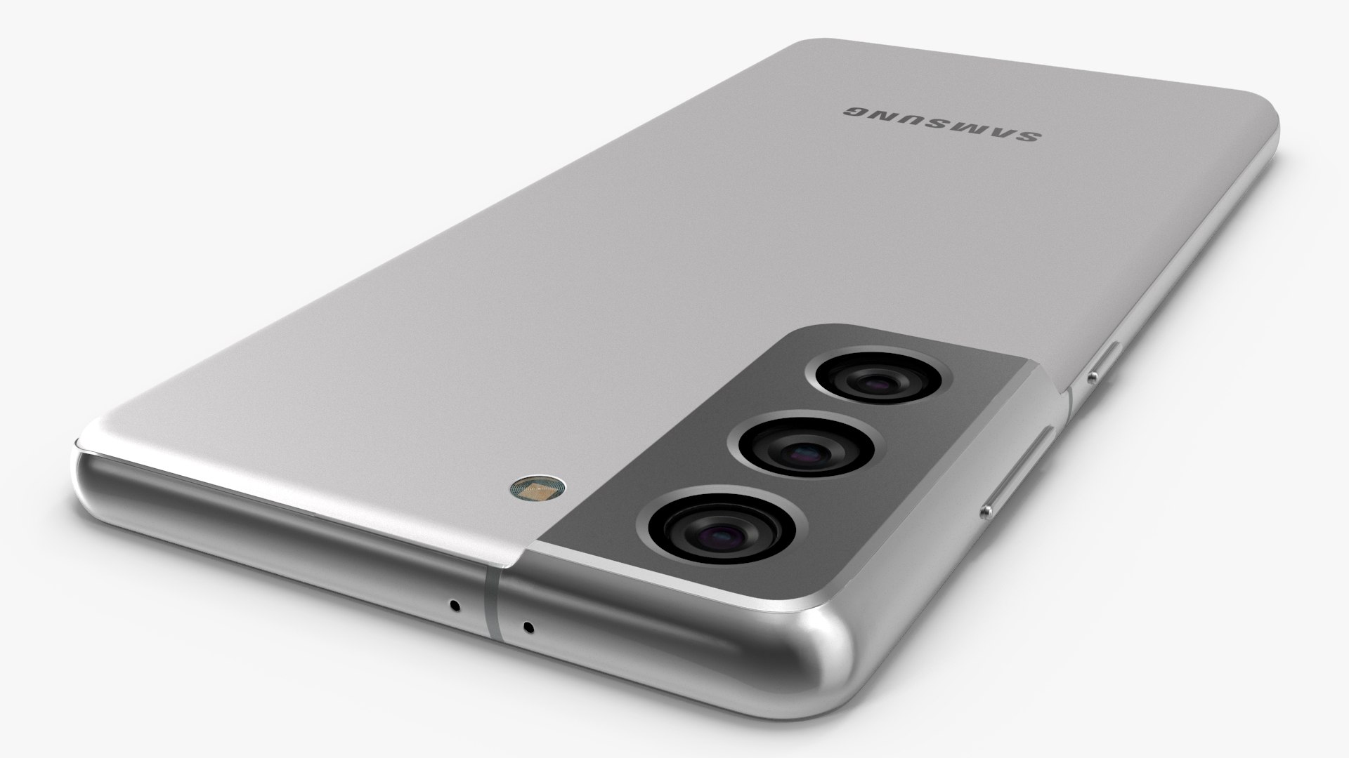 3D Model Samsung Galaxy S21 Phantom White - TurboSquid 1796883