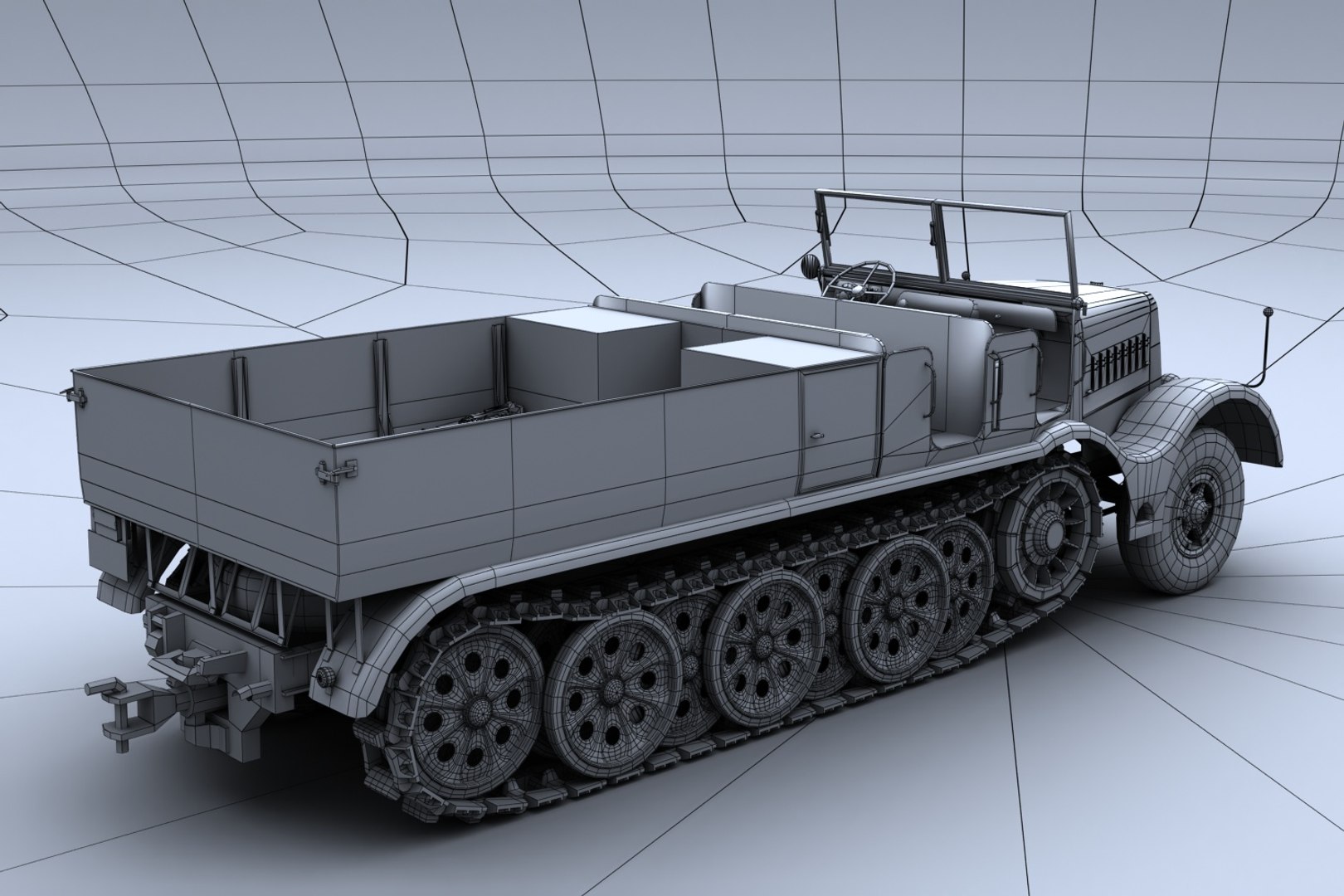 3D Sd Kfz 9 Famo - TurboSquid 1399681