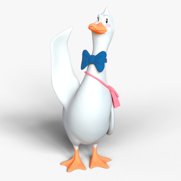 Cartoon goose 3D 모델 - TurboSquid 2097243