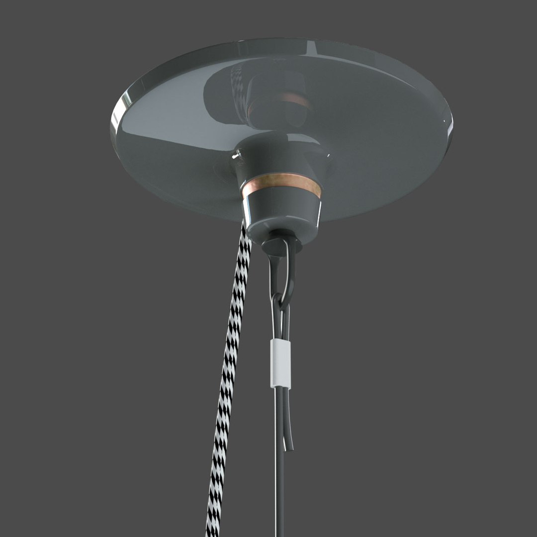 industrial style factory light obj