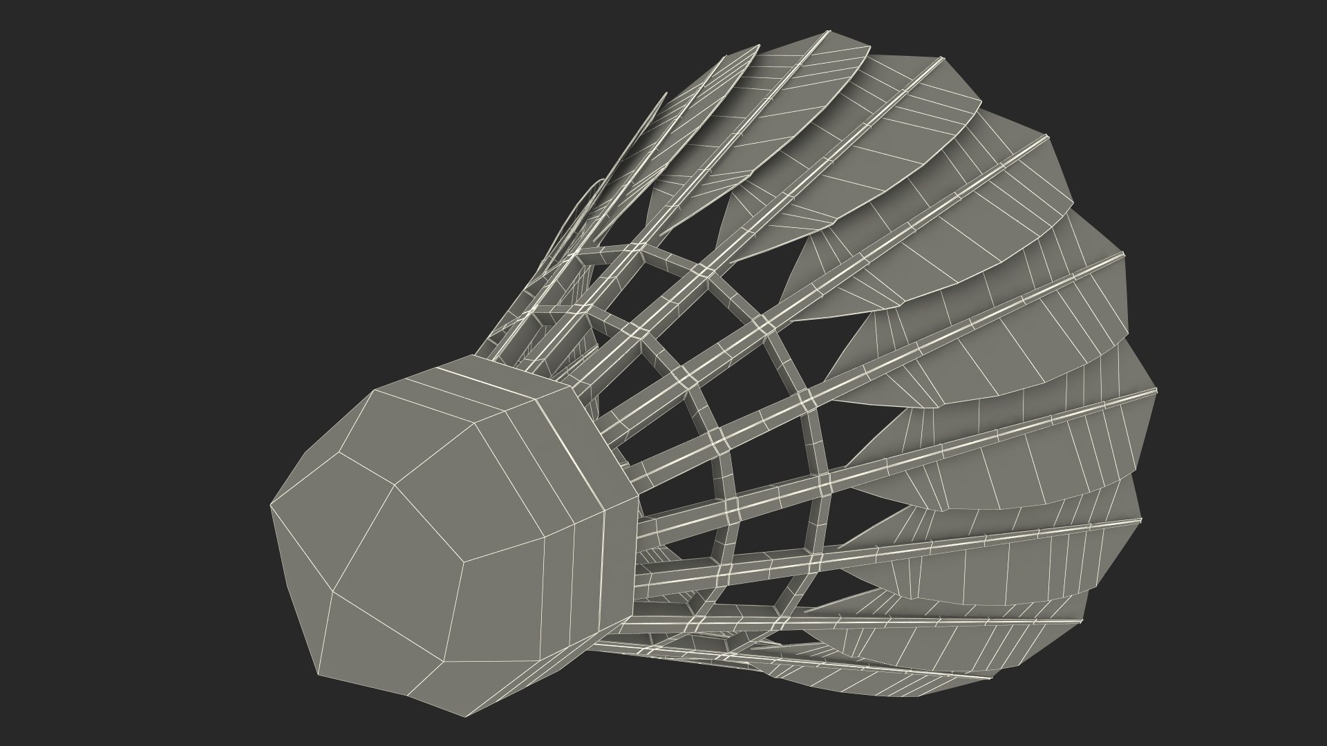Badminton Feather Shuttlecock 3D Model - TurboSquid 2148610