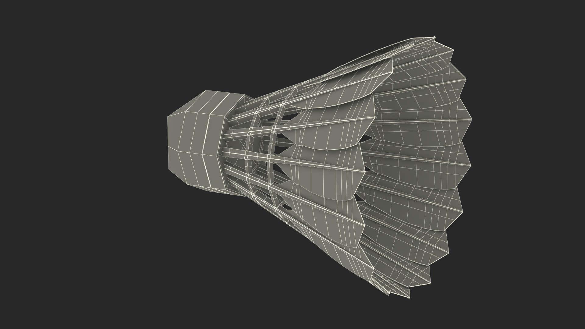 Badminton Feather Shuttlecock 3D Model - TurboSquid 2148610