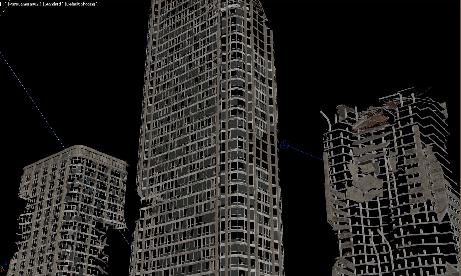 Destroyed Building 3D Model - TurboSquid 2109178