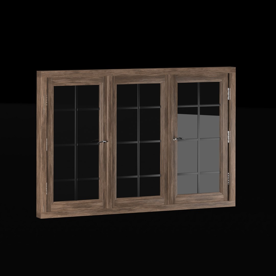 Wooden Windows 3D - TurboSquid 1817372