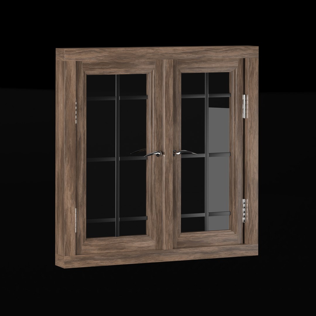 Wooden Windows 3D - TurboSquid 1817372