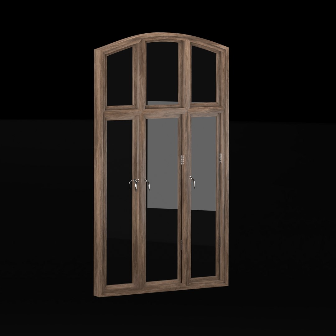 Wooden Windows 3D - TurboSquid 1817372