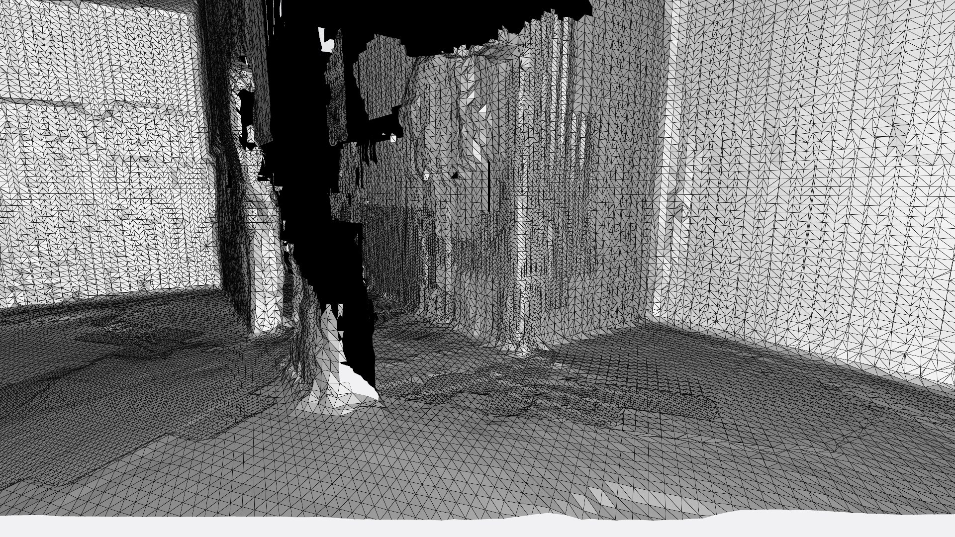 3D Abandoned Cafeteria - TurboSquid 1968284