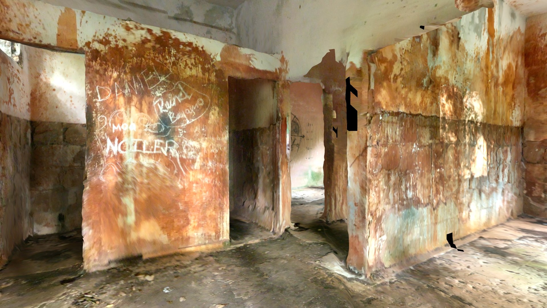 3D Abandoned Cafeteria - TurboSquid 1968284