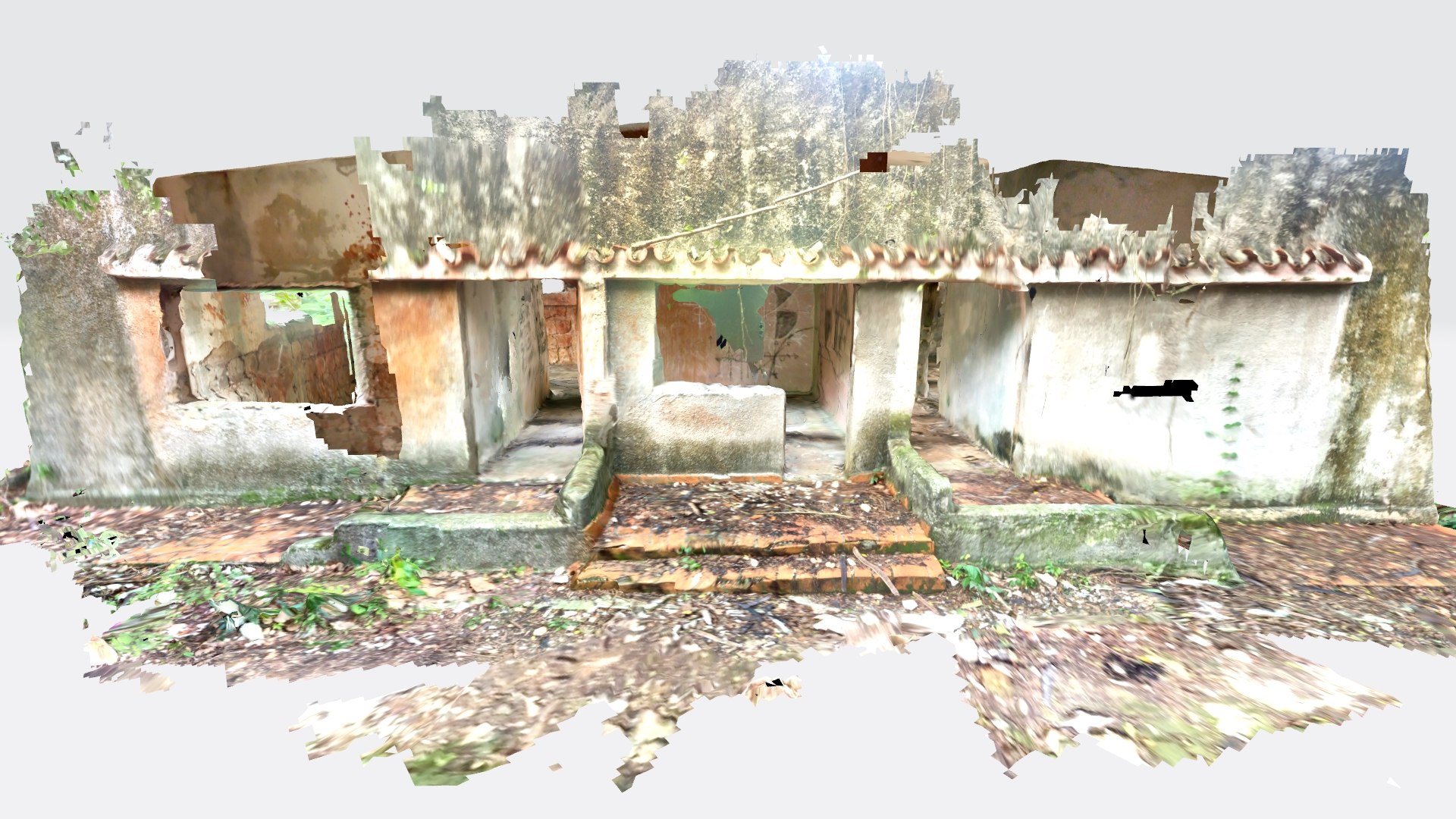 3D Abandoned Cafeteria - TurboSquid 1968284