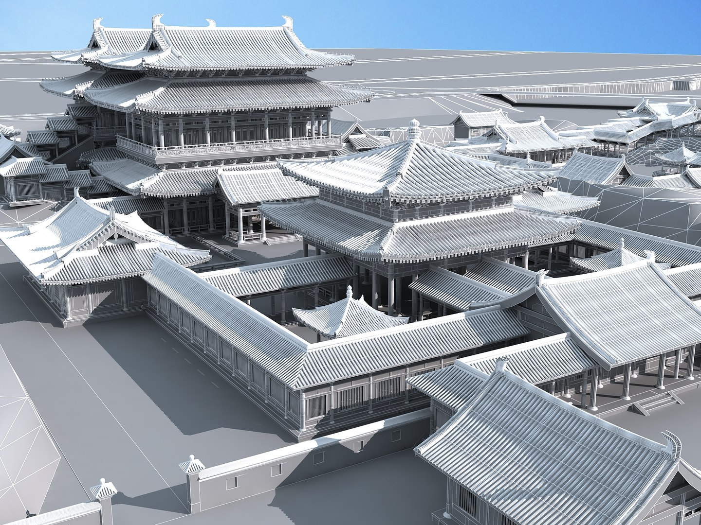 3D Model Chinese Ancient Architecture 7 - TurboSquid 2057564