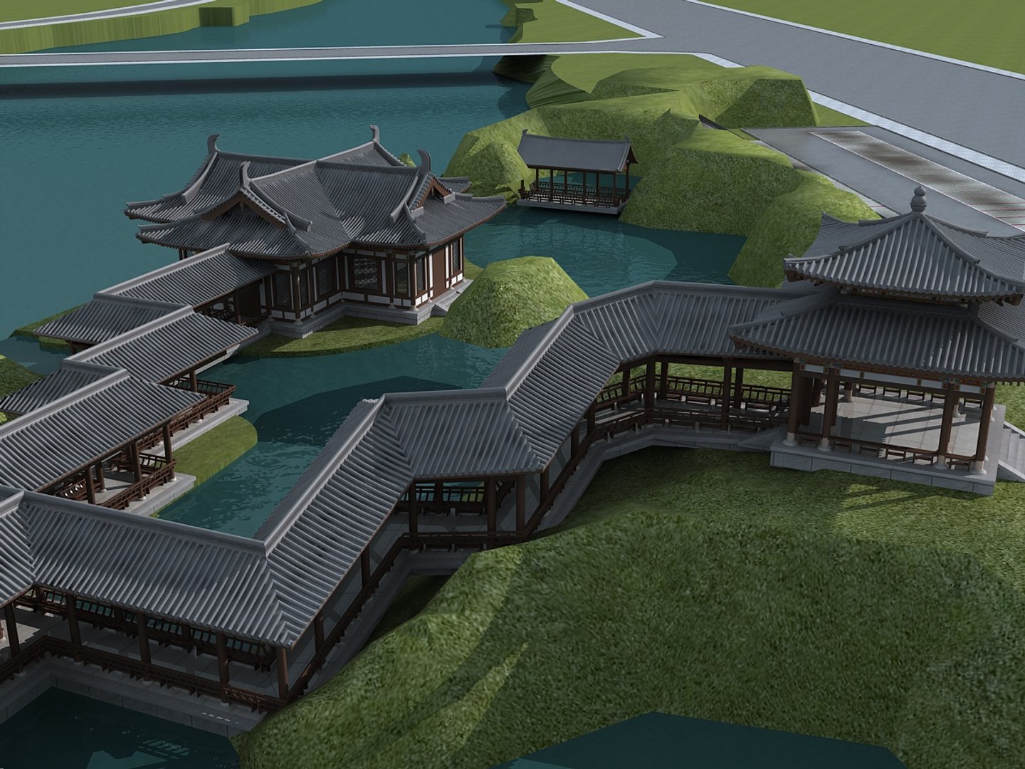 3D Model Chinese Ancient Architecture 7 - TurboSquid 2057564
