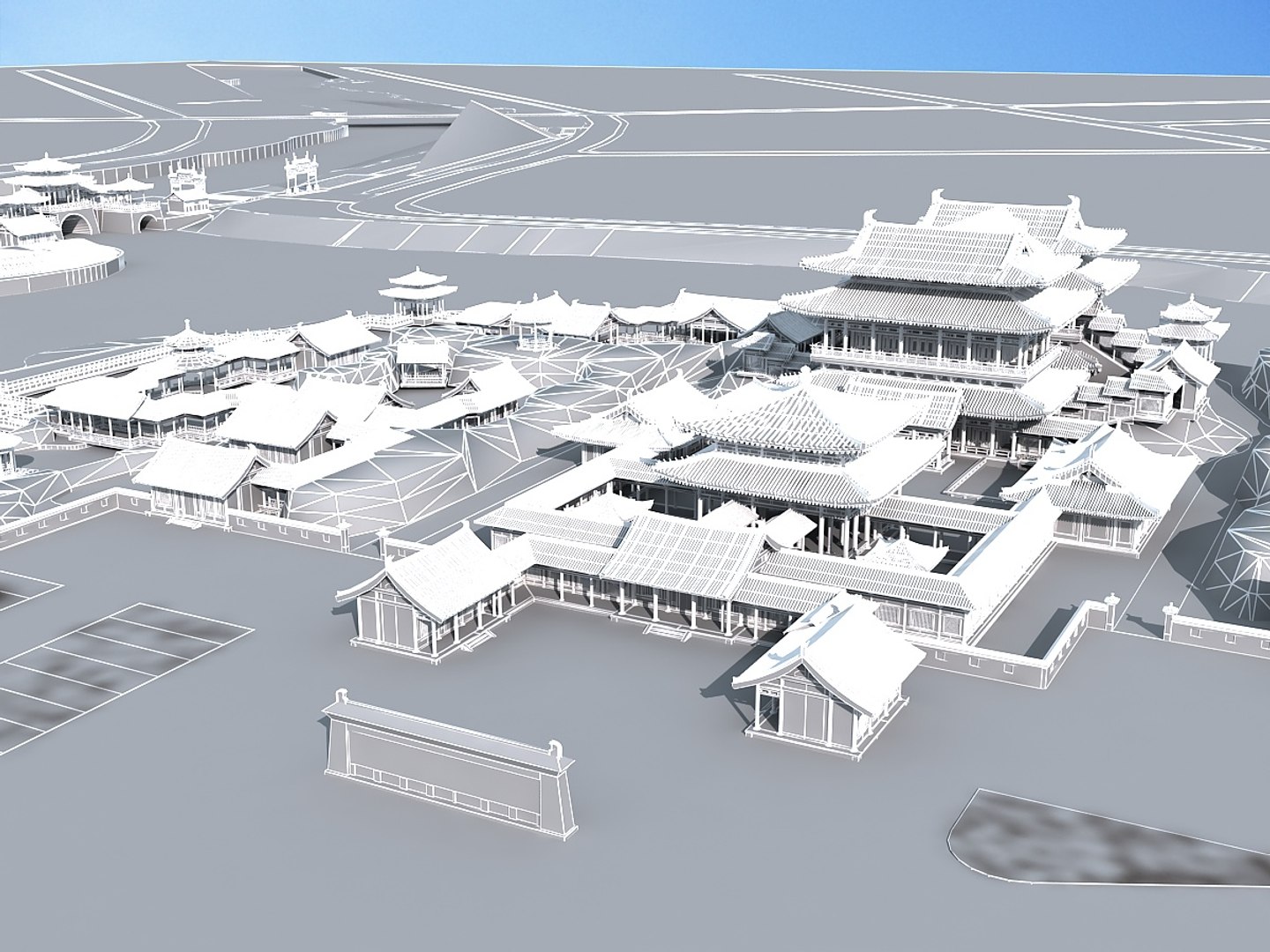 3D model Chinese Ancient Architecture 7 - TurboSquid 2057564