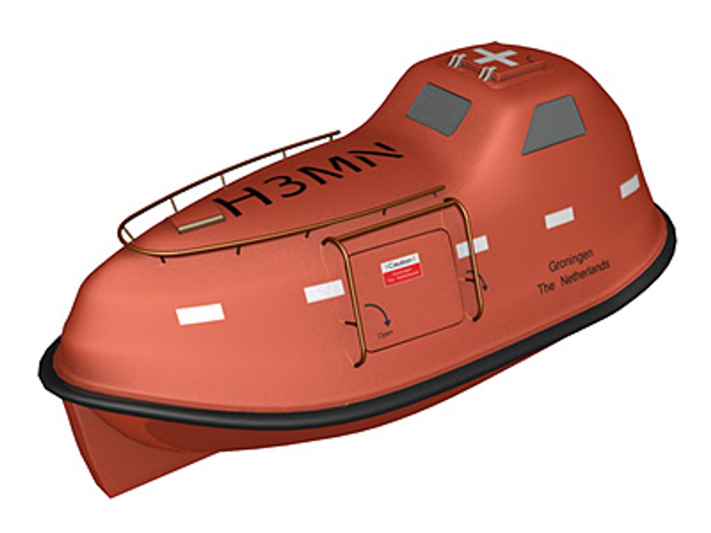 Lifeboat Life Boat 3d Max