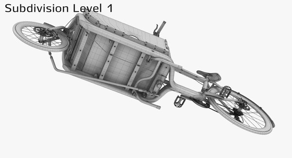 Cargo bike 3D model - TurboSquid 1706057