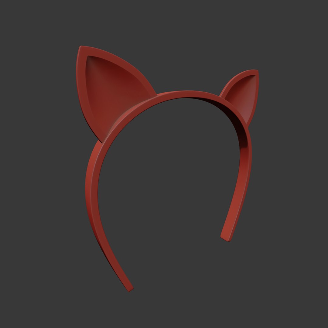 3D Cat Ears - TurboSquid 1848039