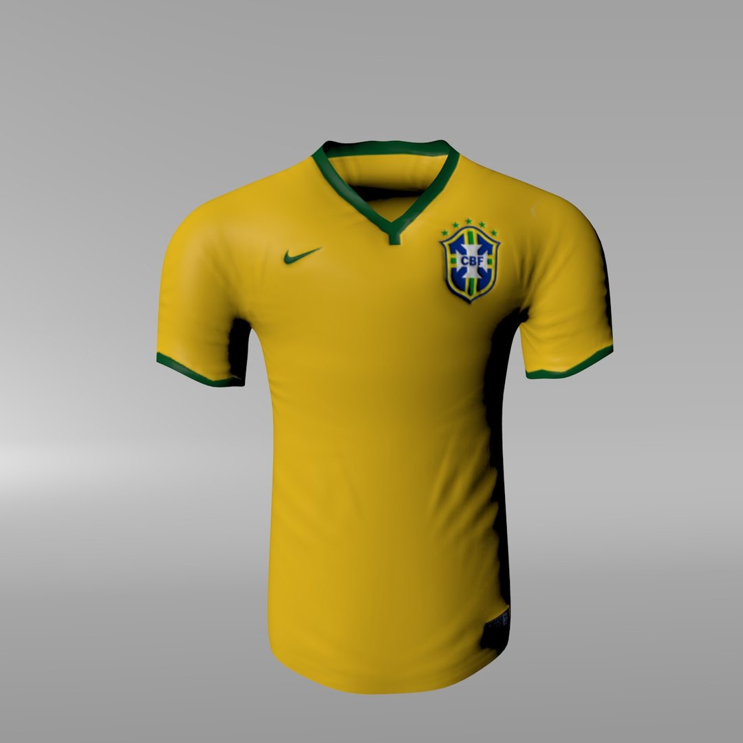 Max Brazil Soccer Home Jersey
