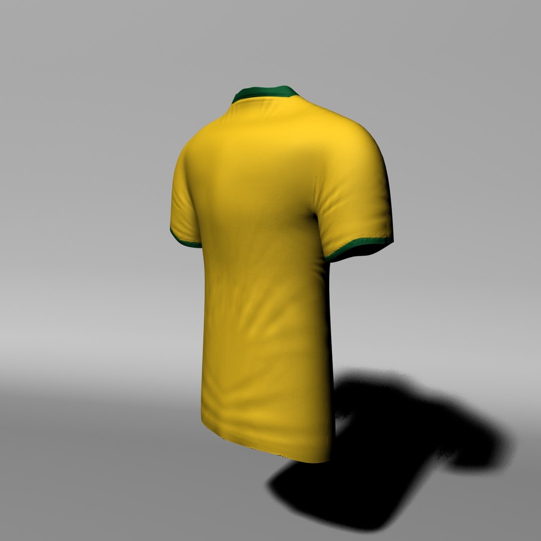 Max Brazil Soccer Home Jersey