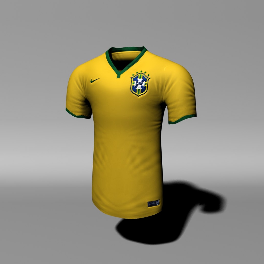 Max Brazil Soccer Home Jersey