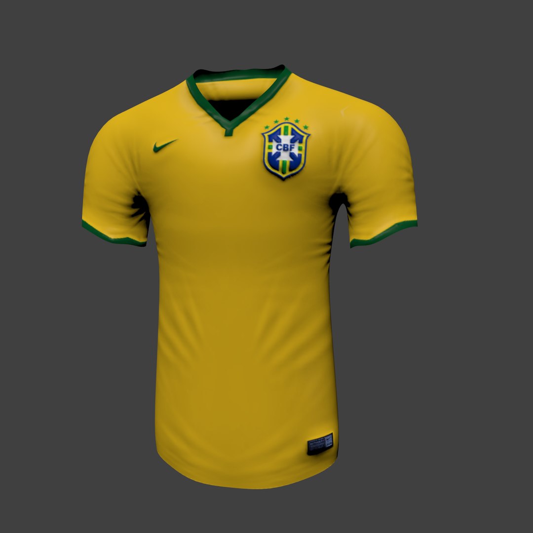 Max Brazil Soccer Home Jersey