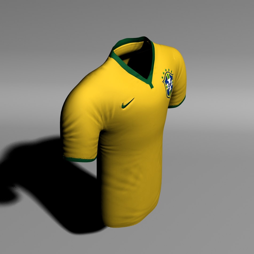 Max Brazil Soccer Home Jersey