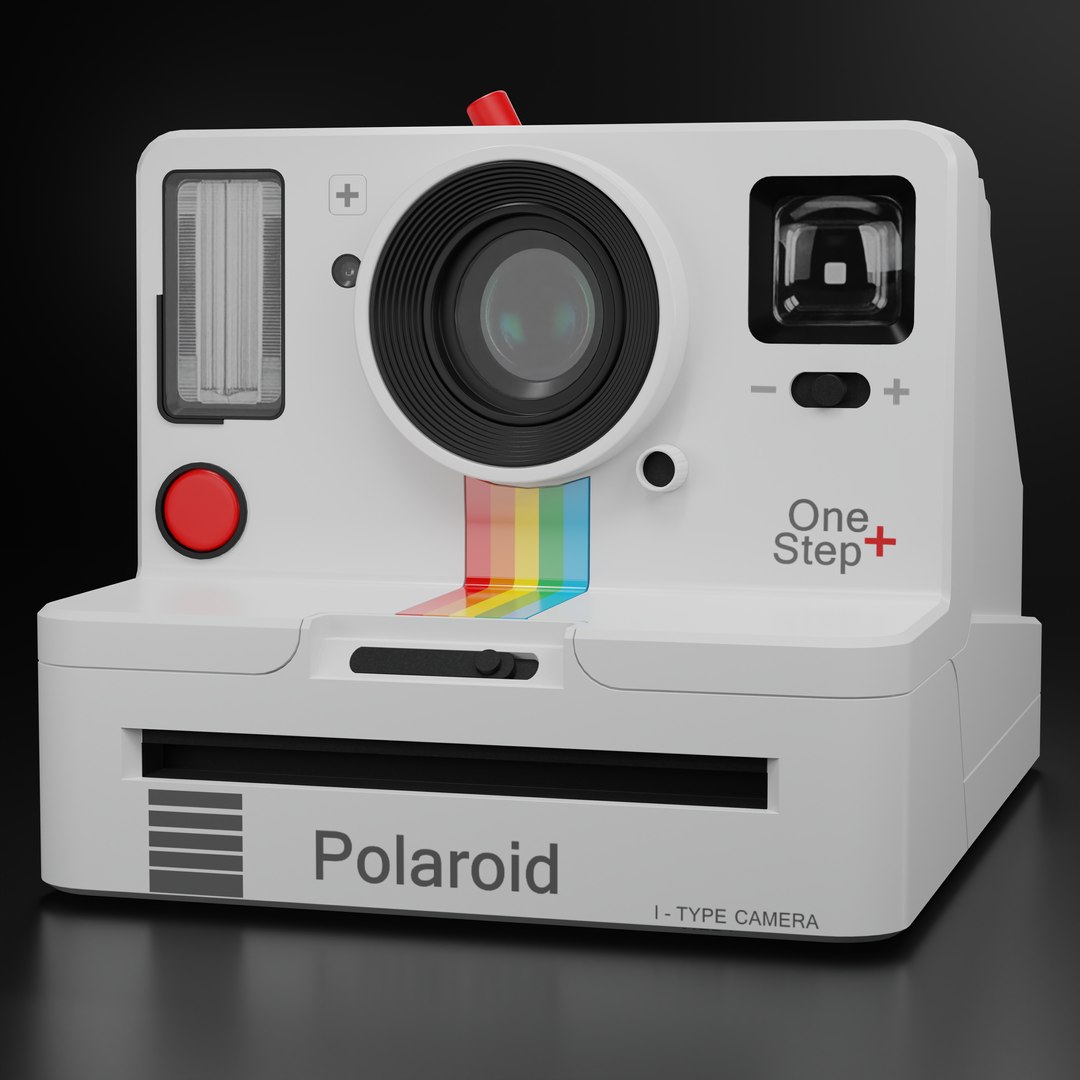 Polaroid Camera Pack - Include Skins Black-Blue-White 3D Model ...
