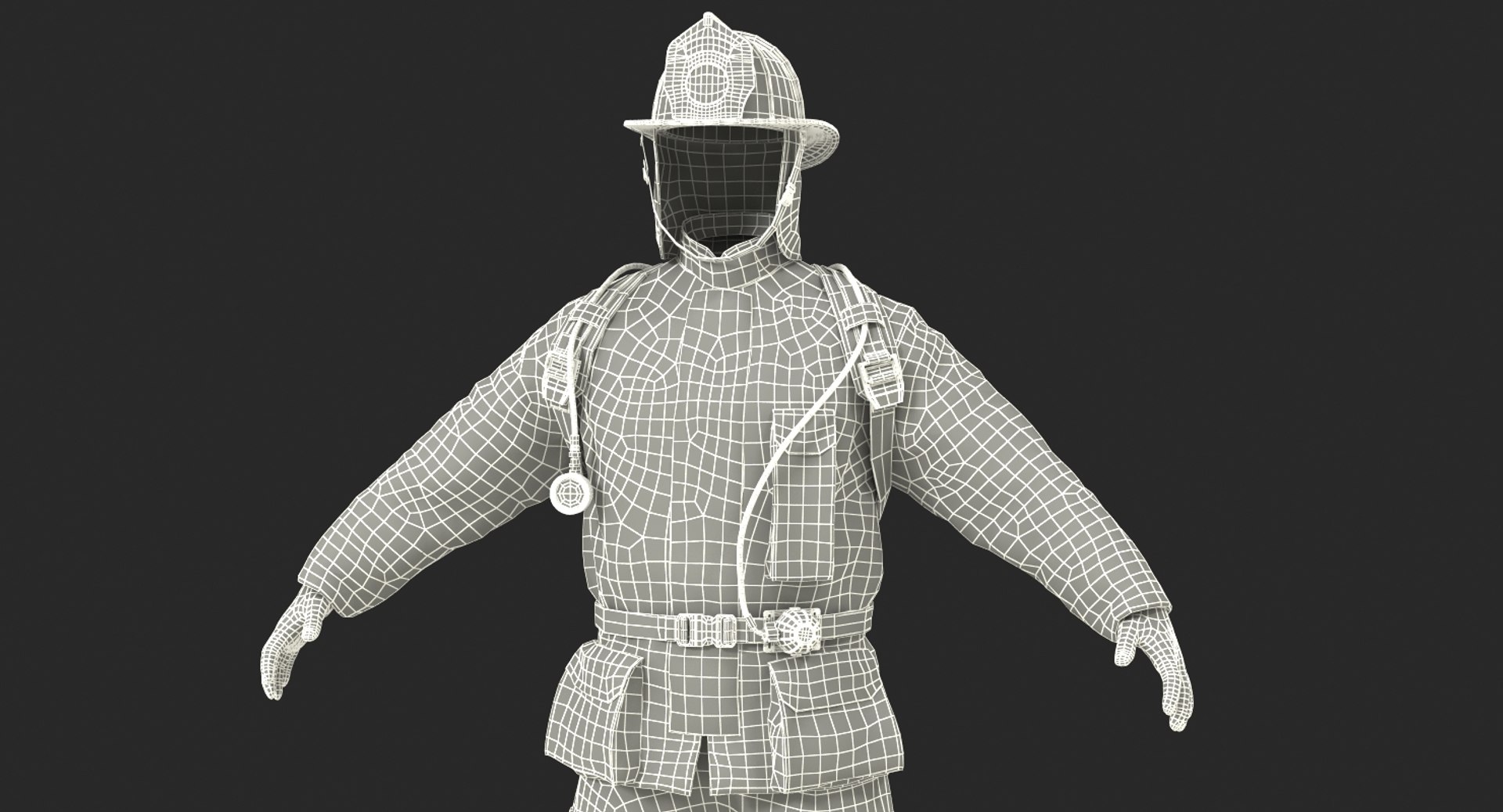 Firefighter Uniform 3D - TurboSquid 1154640