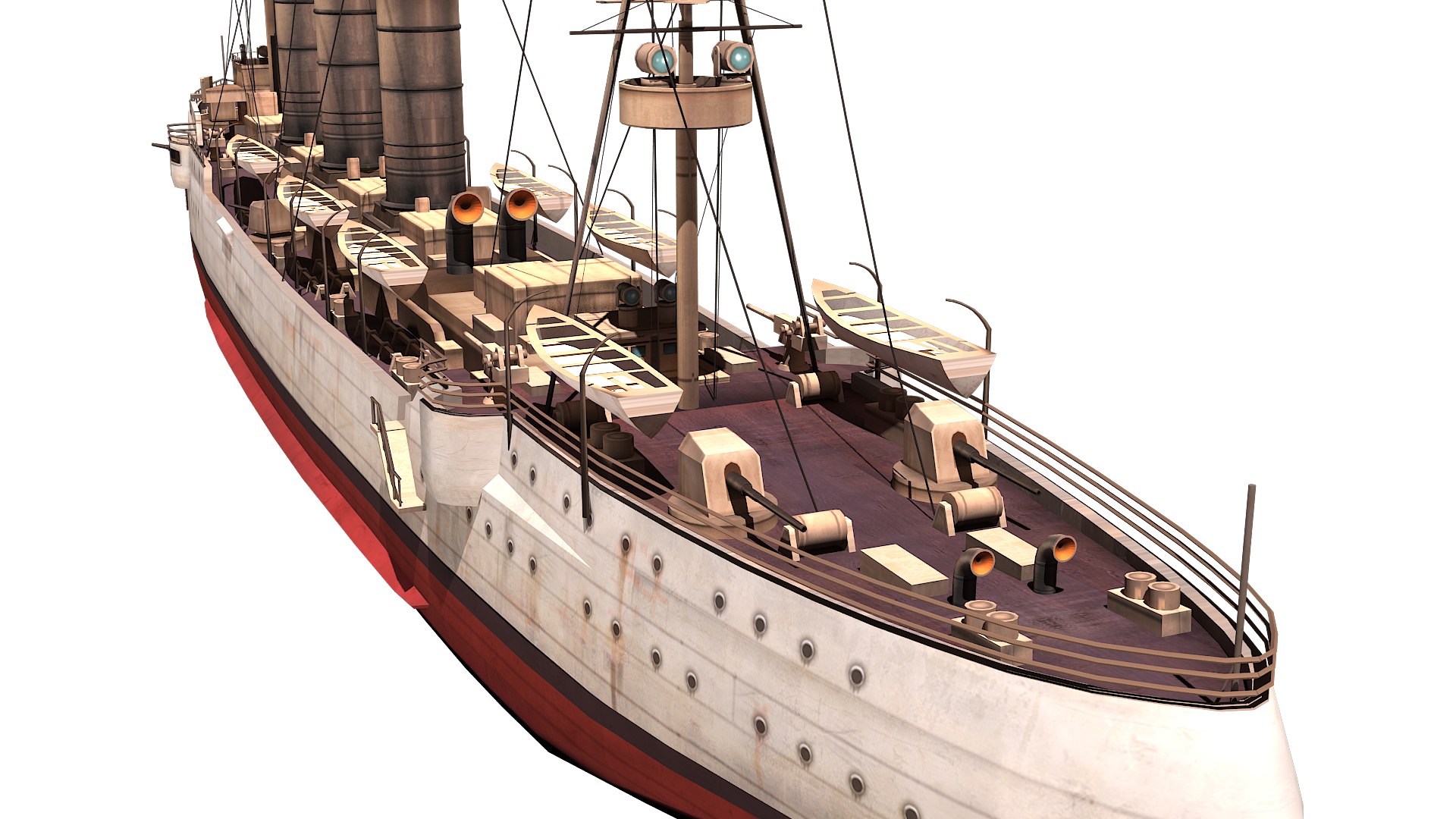 3D Dresden Class Light Cruiser - TurboSquid 1891623