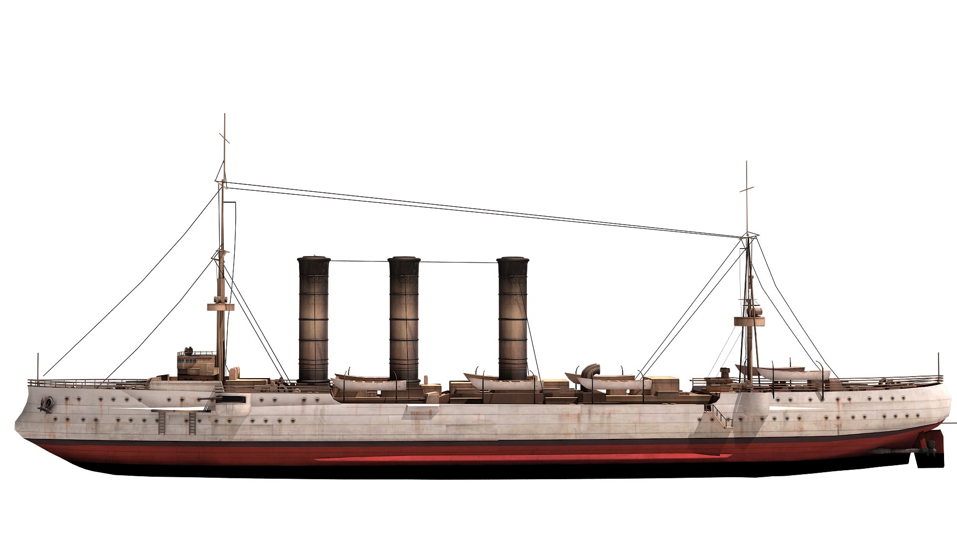 3D Dresden Class Light Cruiser - TurboSquid 1891623