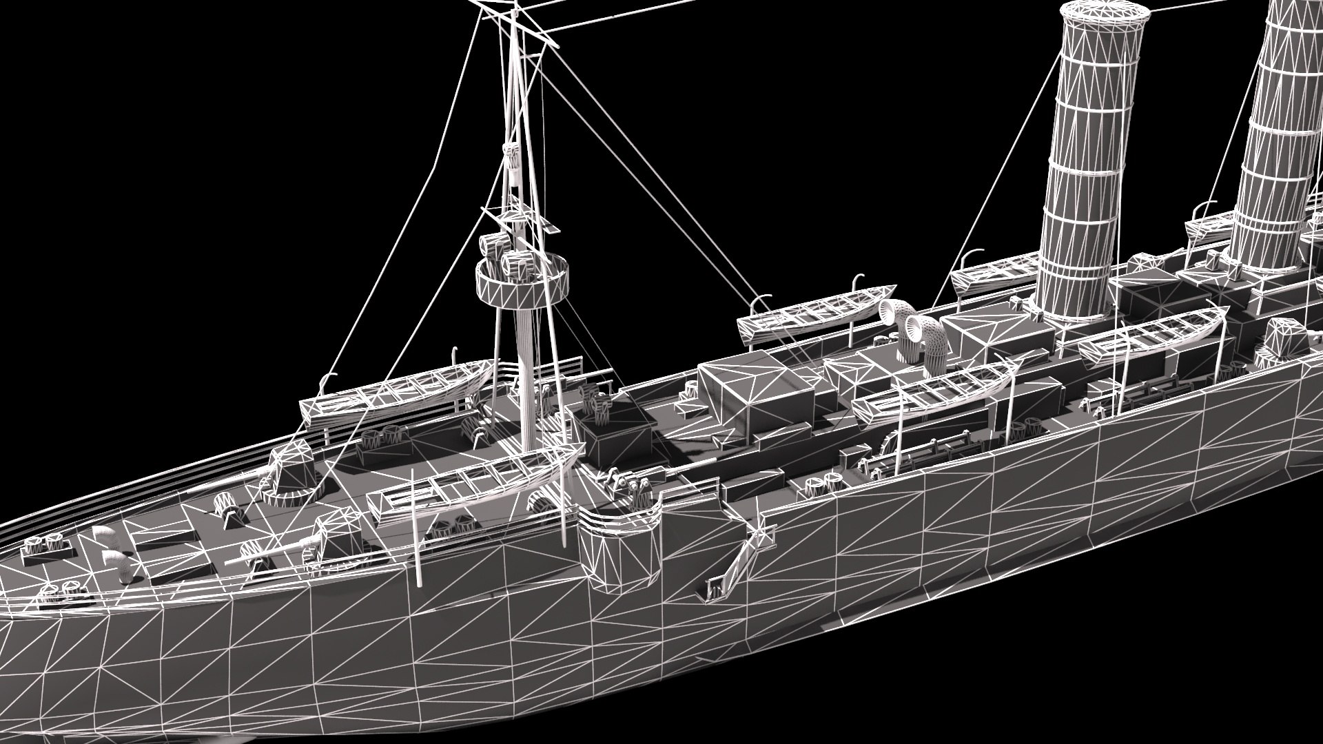3D Dresden Class Light Cruiser - TurboSquid 1891623