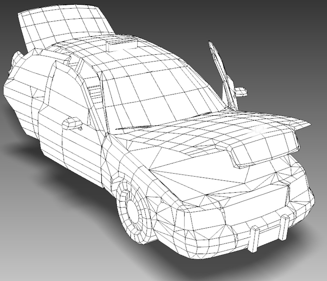 nyc taxi city 3d model