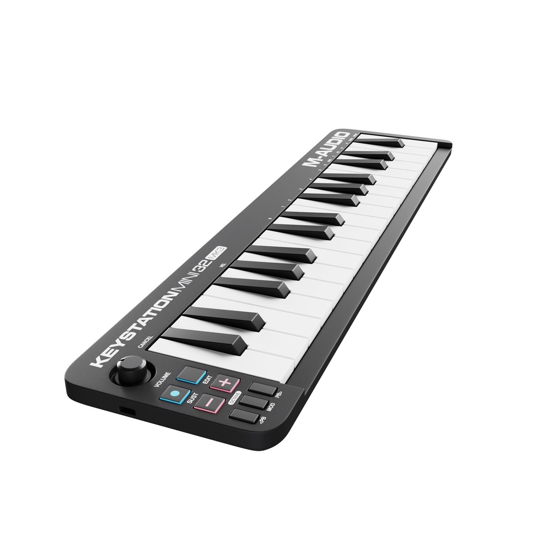 3D M Audio Keystation Mini 32 - TurboSquid 2125335