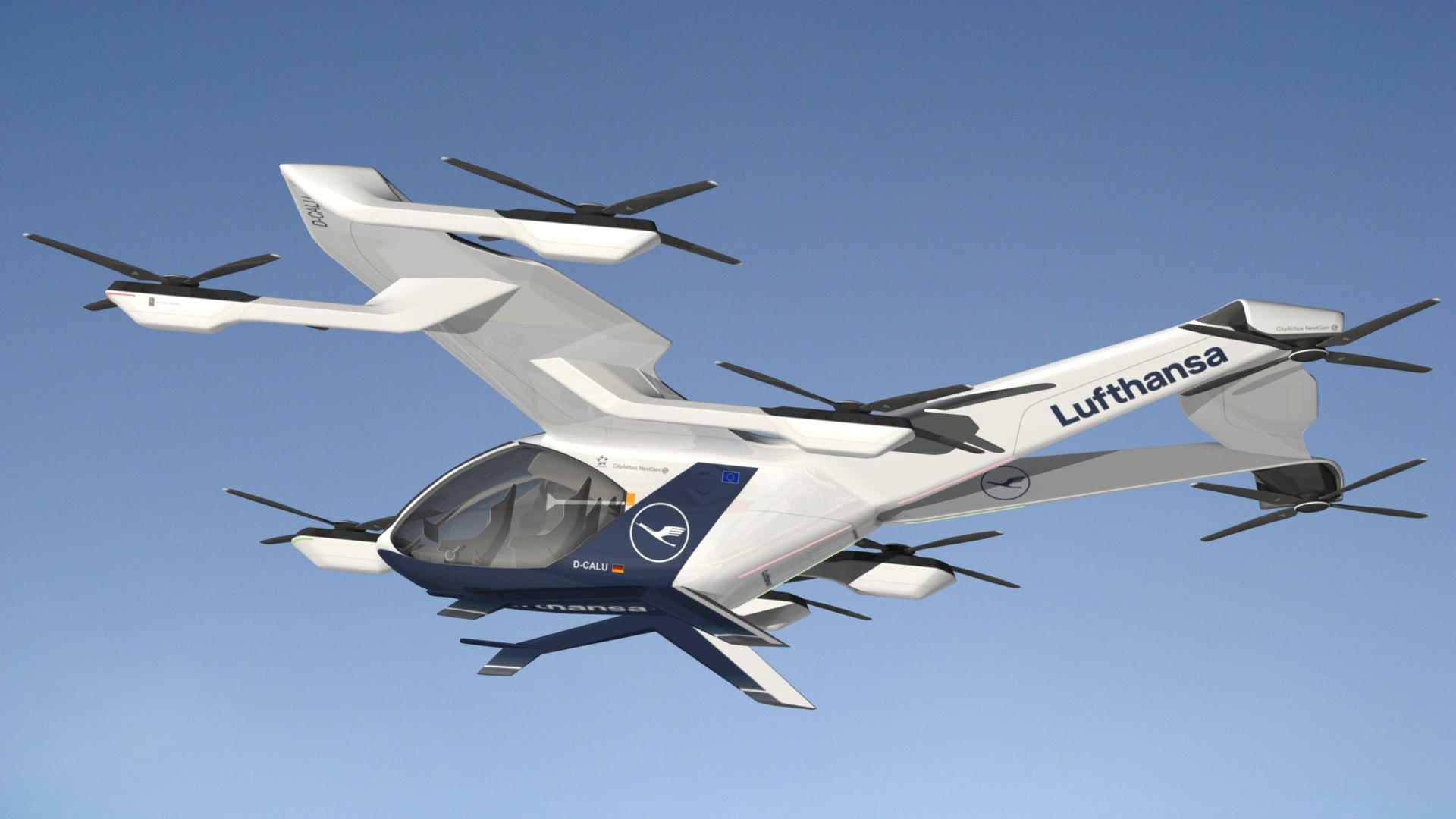 3D CityAirbus Lufthansa - TurboSquid 2010294