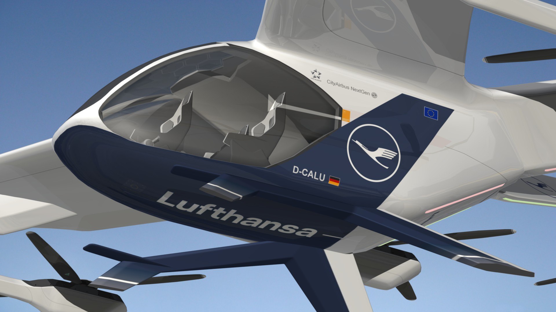 3D CityAirbus Lufthansa - TurboSquid 2010294