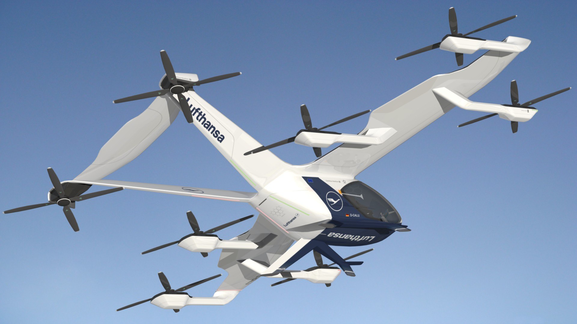 3D CityAirbus Lufthansa - TurboSquid 2010294