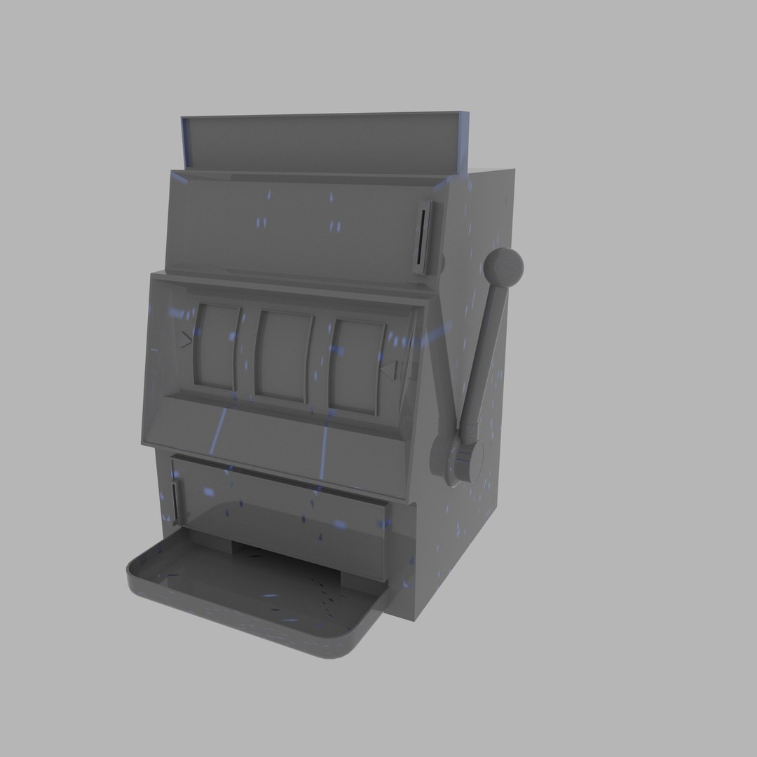 Vintage Style Casino Slot Machine 3D Model - TurboSquid 1765994