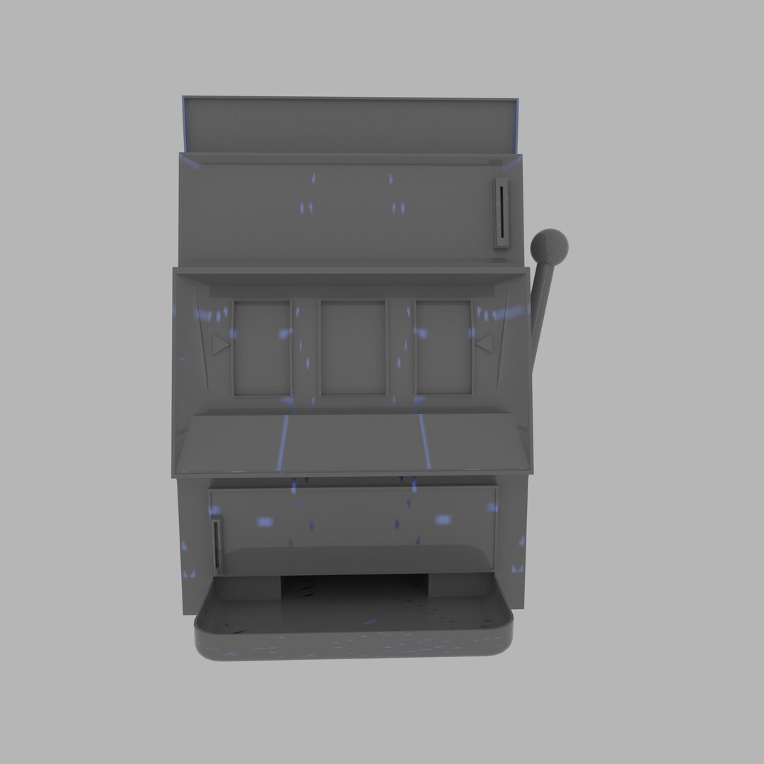 Vintage Style Casino Slot Machine 3D Model - TurboSquid 1765994