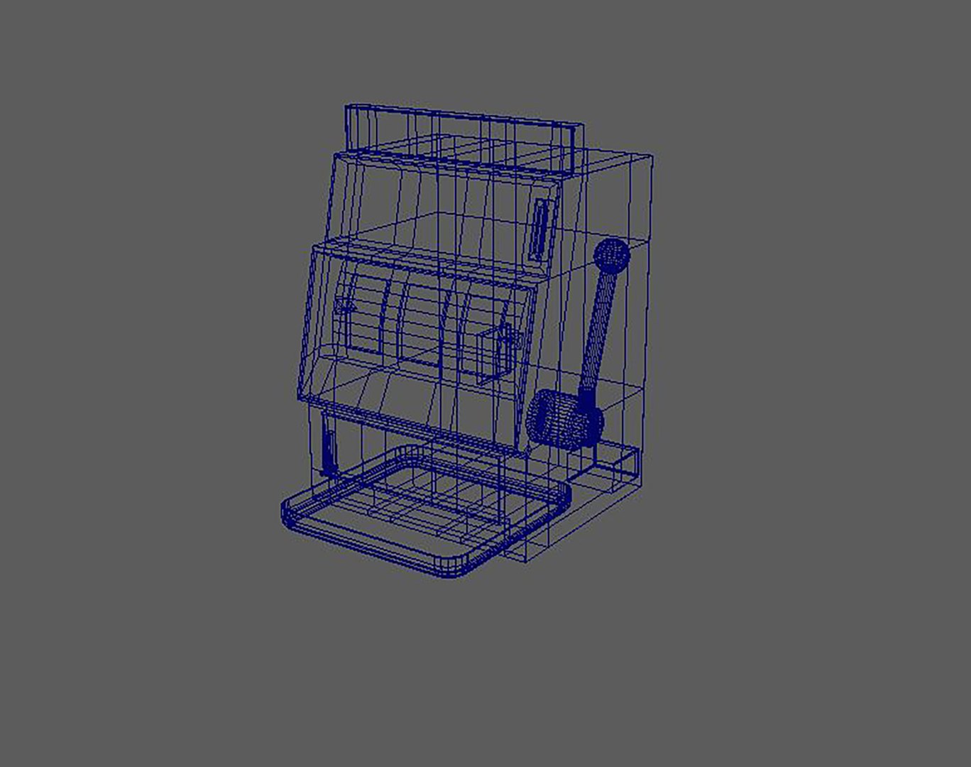 Vintage Style Casino Slot Machine 3D Model - TurboSquid 1765994