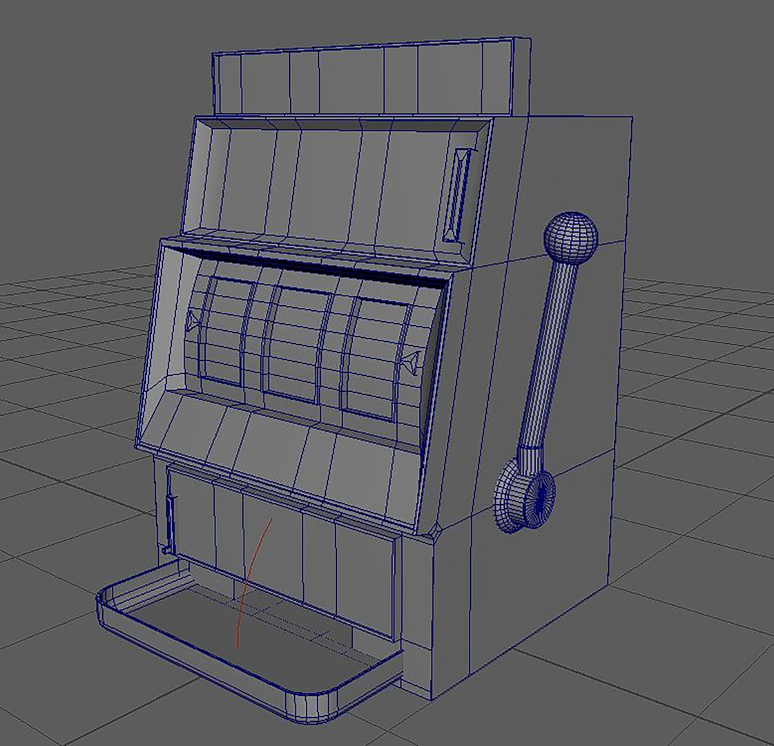 Vintage Style Casino Slot Machine 3D Model - TurboSquid 1765994