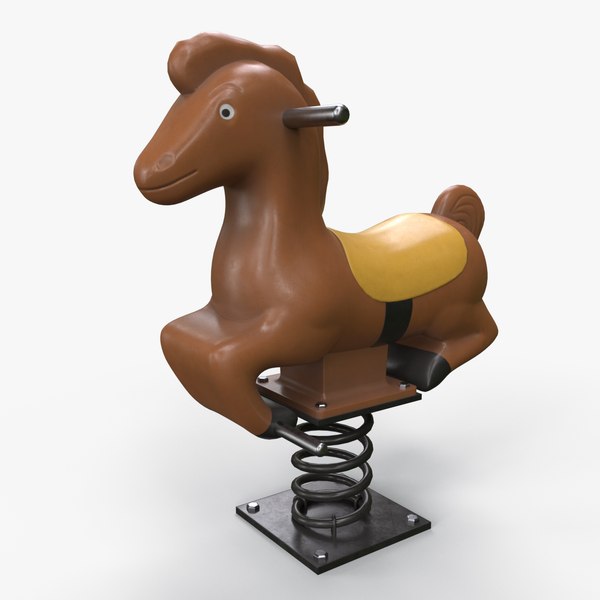modelo 3d PBR Outdoor Spring Swing Playground Toy C - TurboSquid 2077304