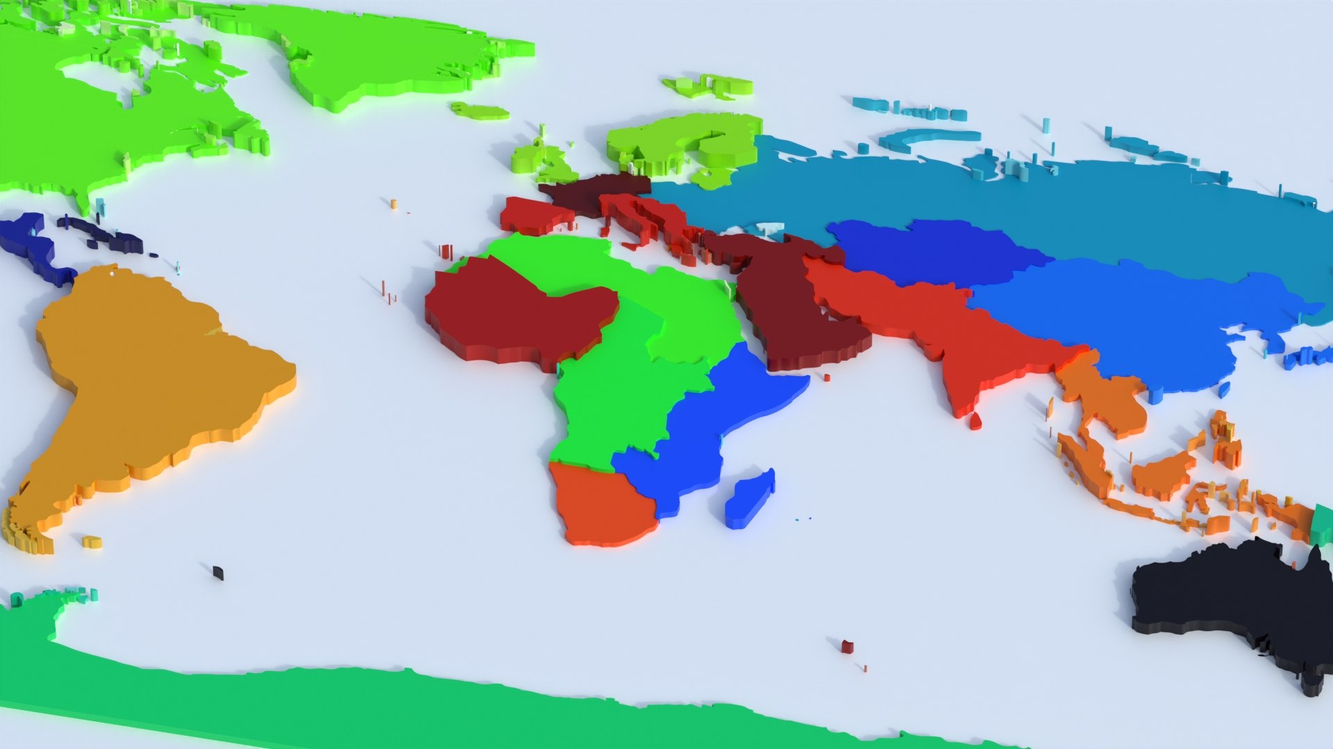 3D Regions 3D Offset Map - TurboSquid 2347339