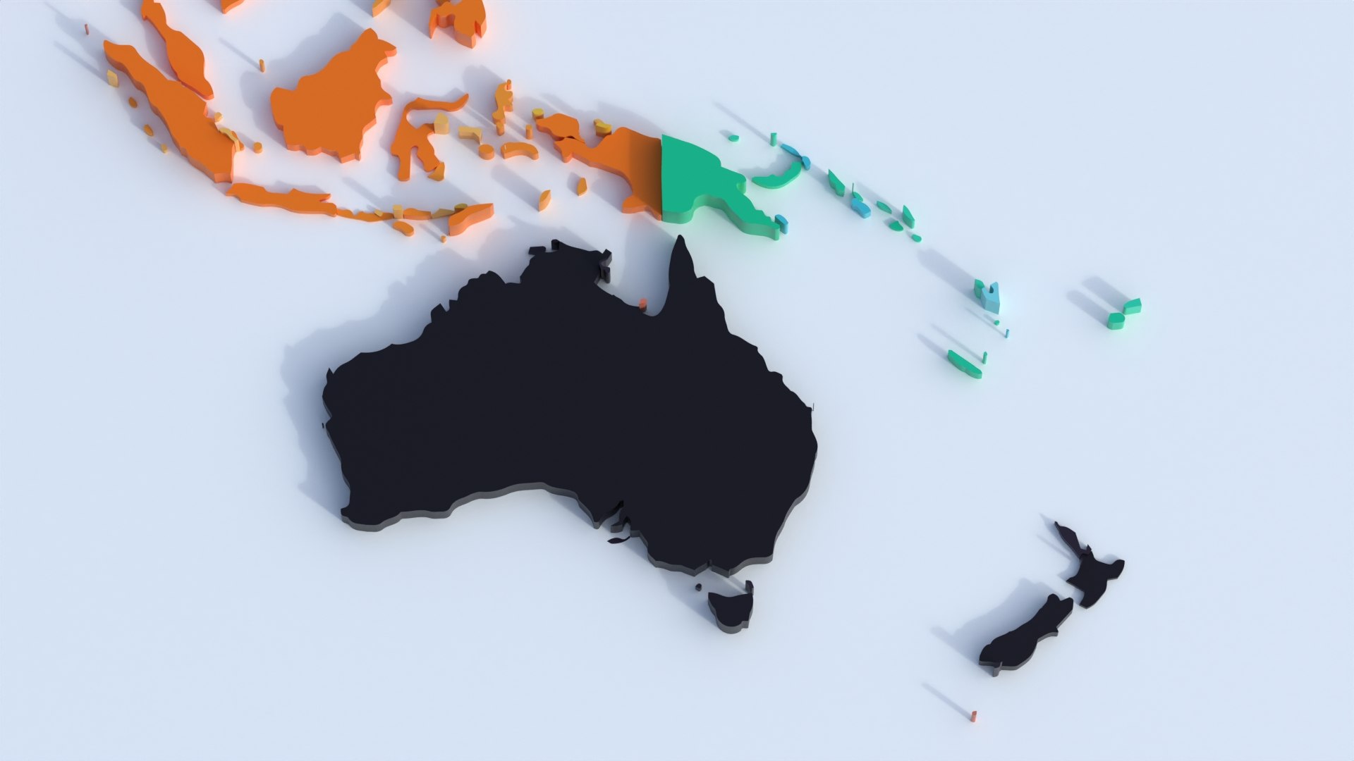 3D Regions 3D Offset Map - TurboSquid 2347339