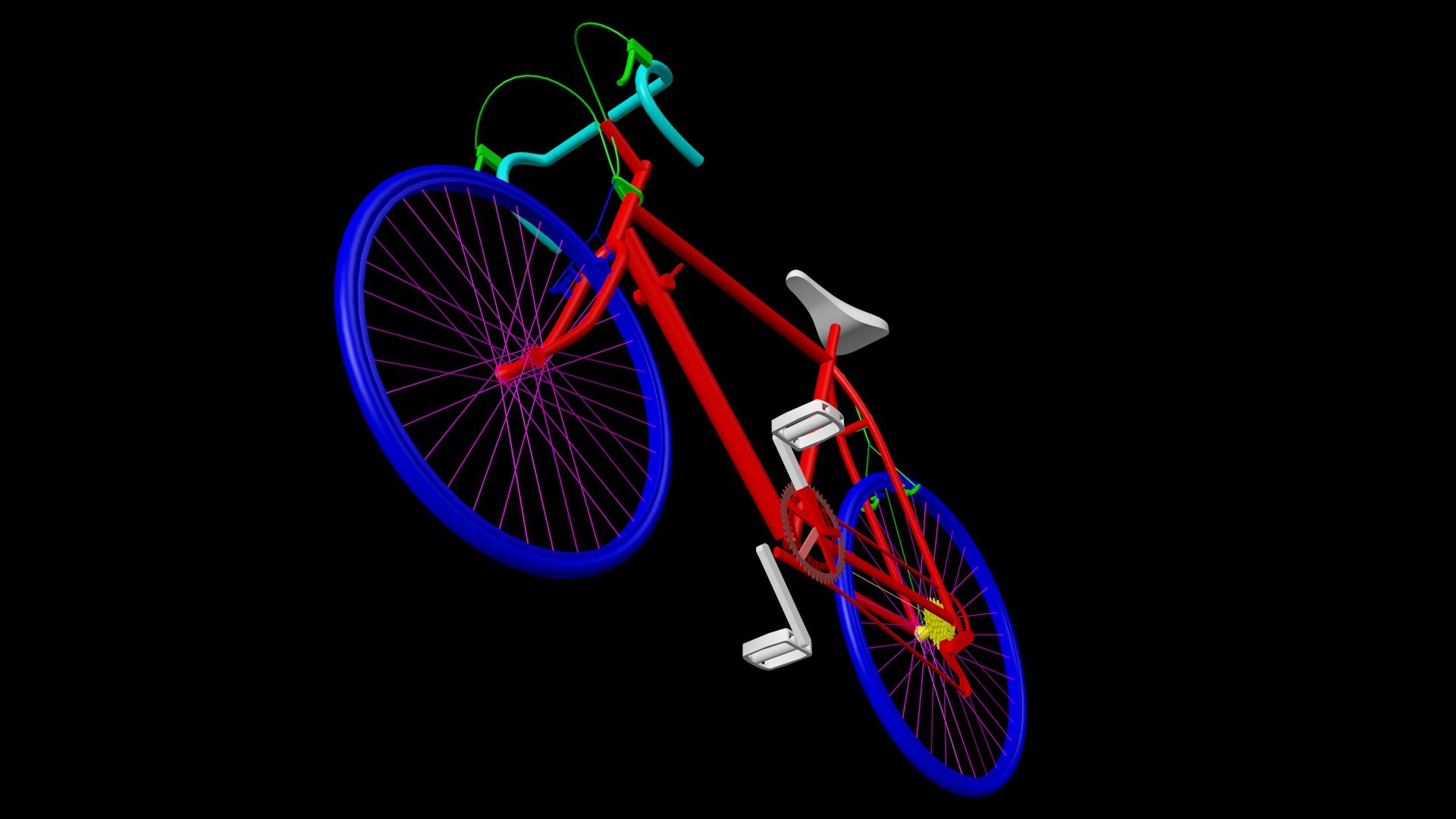 Bycycle 10-speed 3D model - TurboSquid 2086896