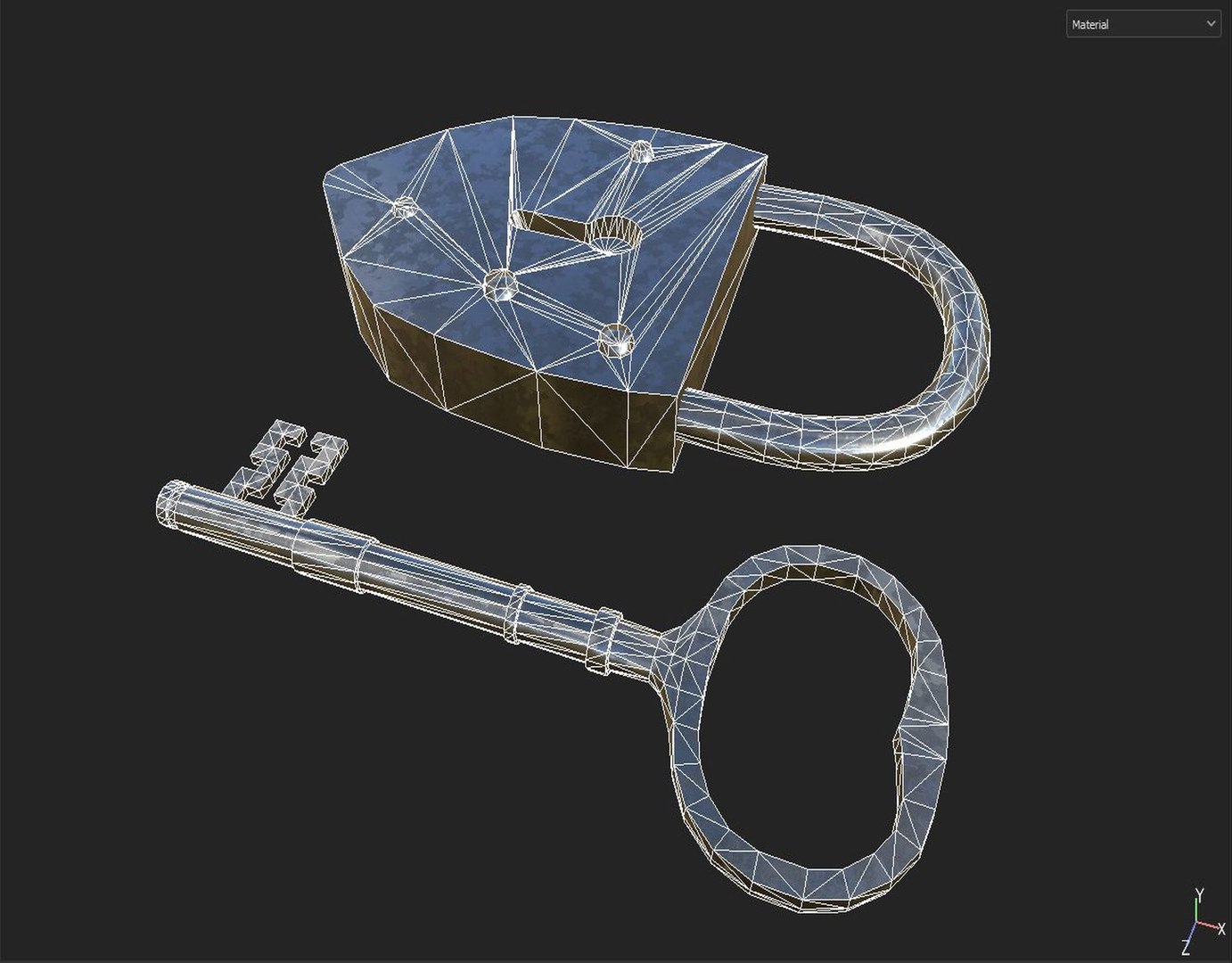 Lock 3D Model - TurboSquid 2371149