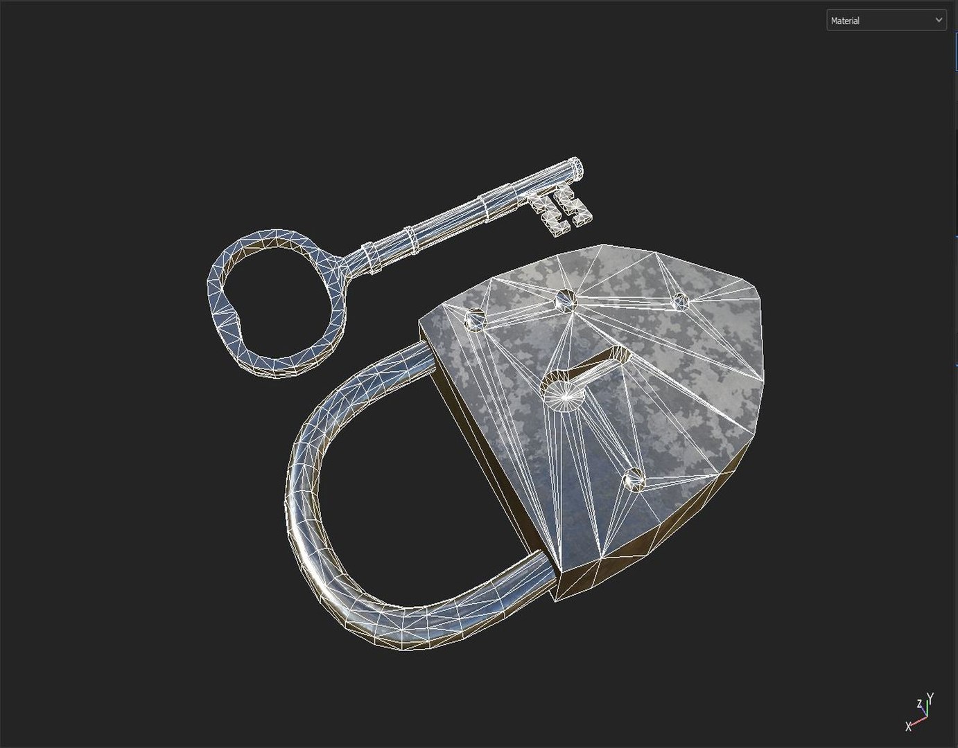 Lock 3D Model - TurboSquid 2371149