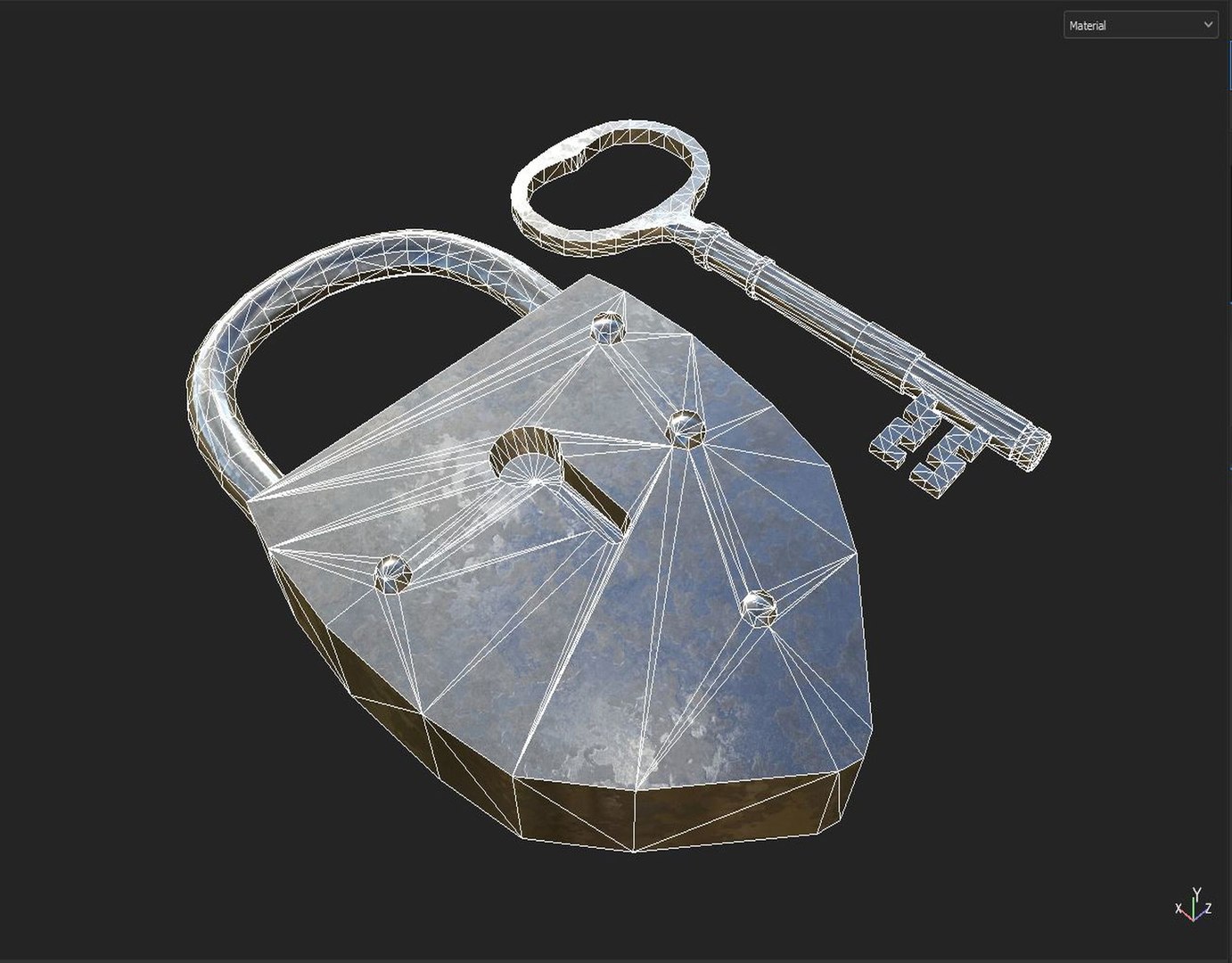 Lock 3D Model - TurboSquid 2371149